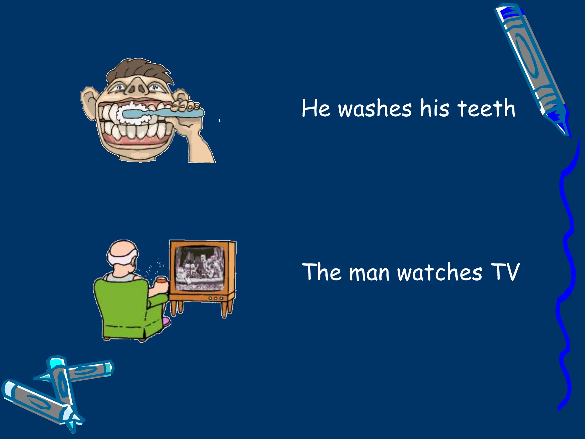 Present simple presentation for esl .ppt