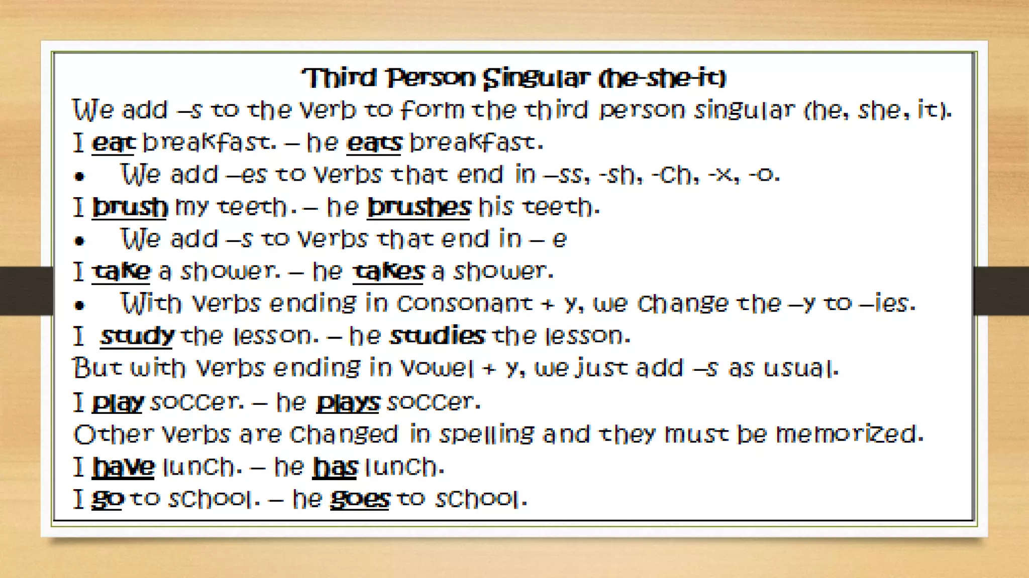 Present simple 6th grade | PPTX