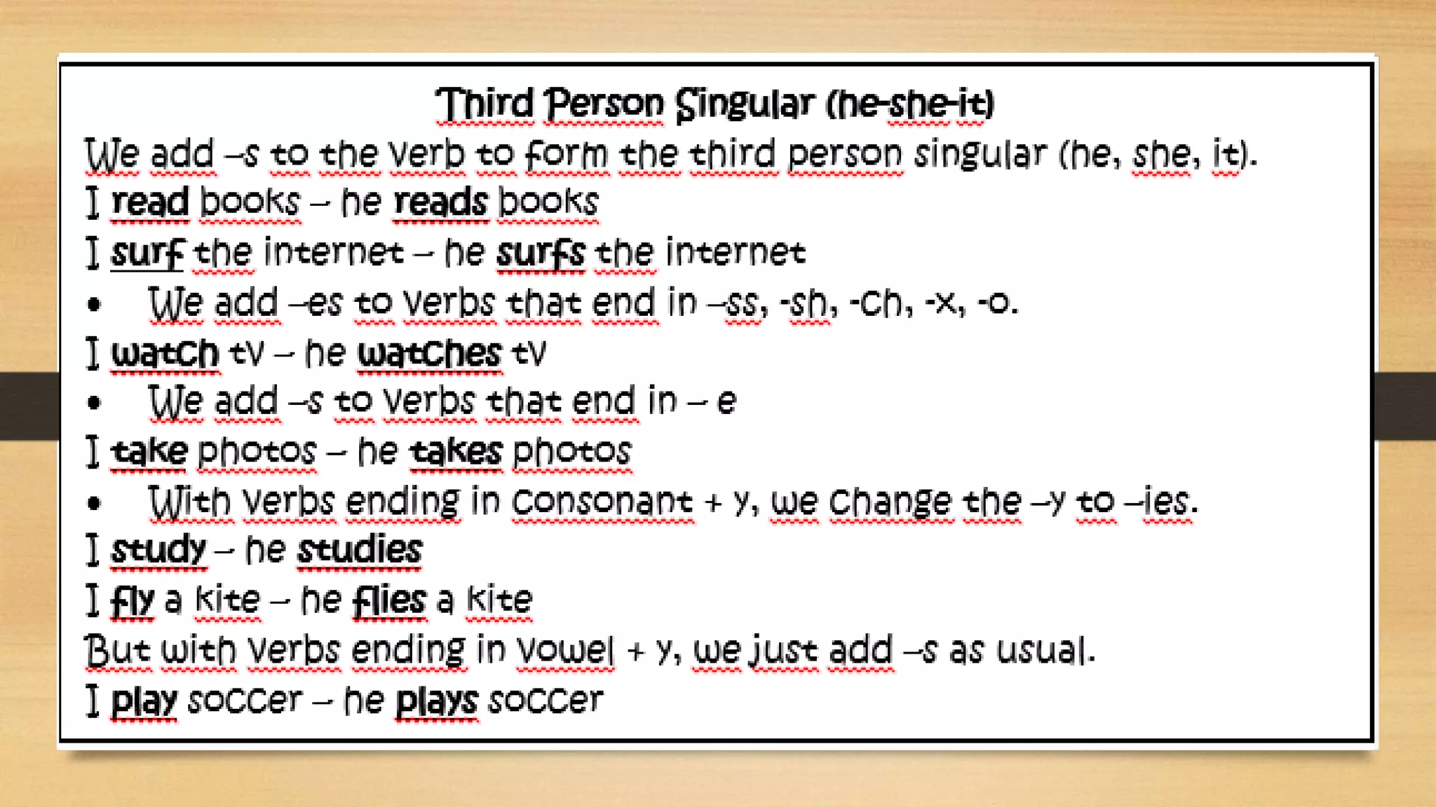 Present simple 7th grade | PPTX