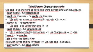 Present simple 7th grade | PPTX