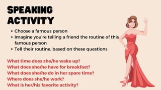 Present Simple - speaking focused practice | PDF