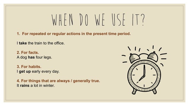 PRESENT SIMPLE - USES, RULES AND EXAMPLES PPT.pptx