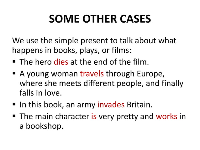 Present simple active | PPT