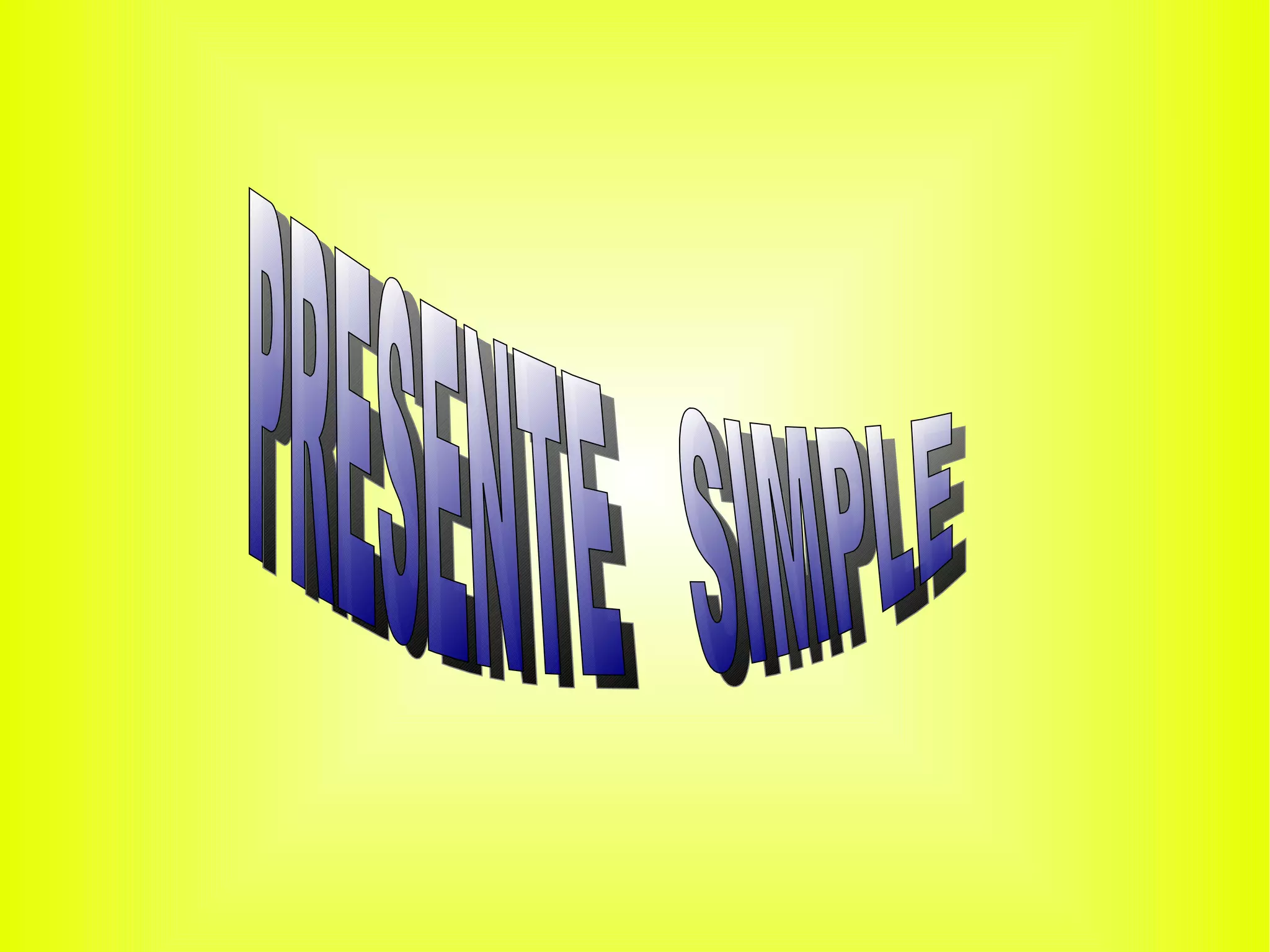 Present simple aff neg interr | ODP