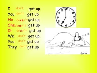 Present simple aff neg interr | ODP