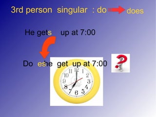 Present simple aff neg interr | ODP