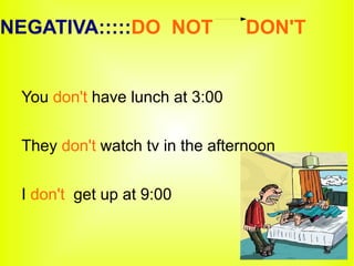 Present simple aff neg interr | ODP