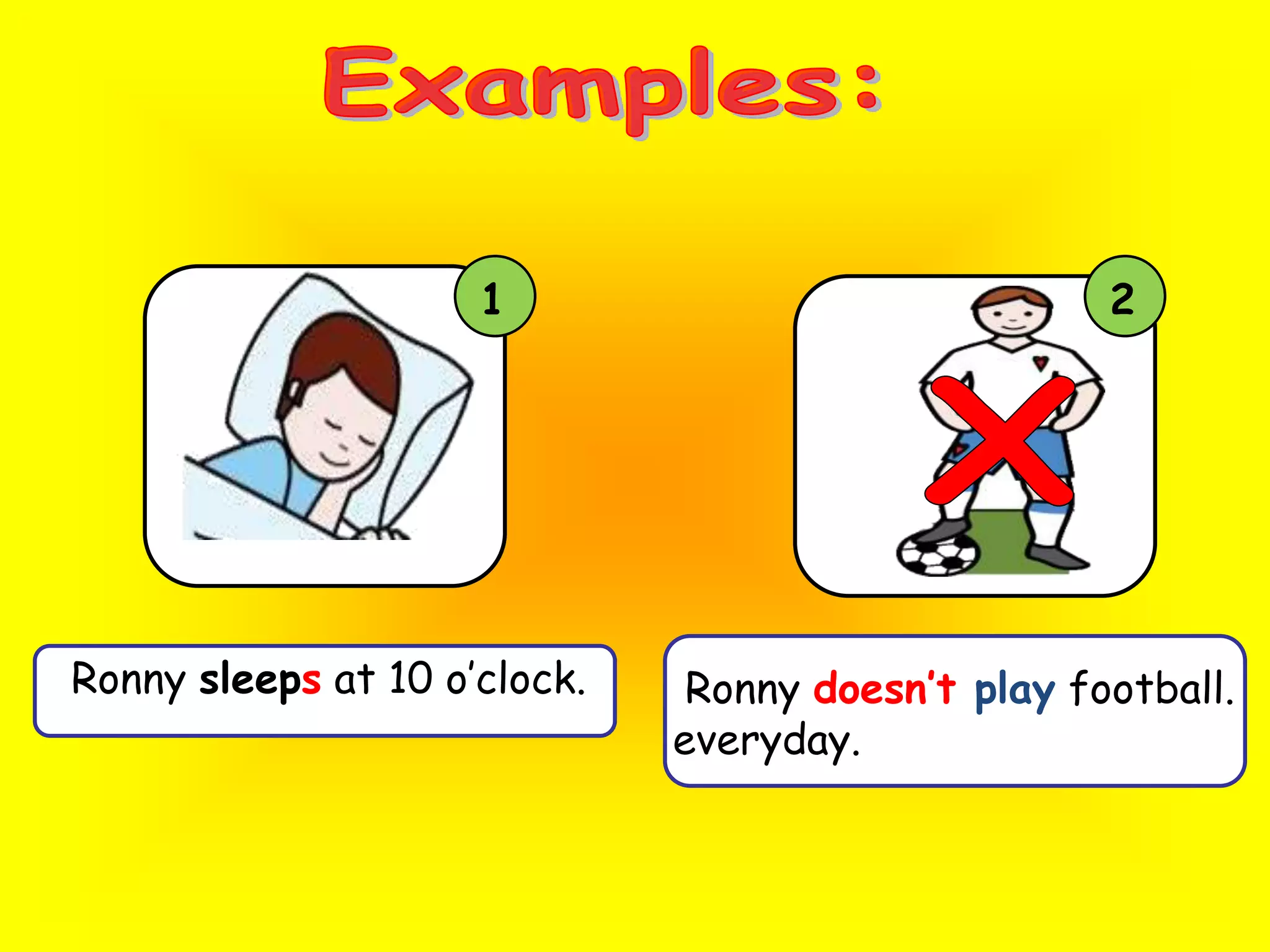 Present simple and action verbs | PPTX