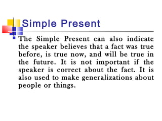 Present simple and continuous | PPT