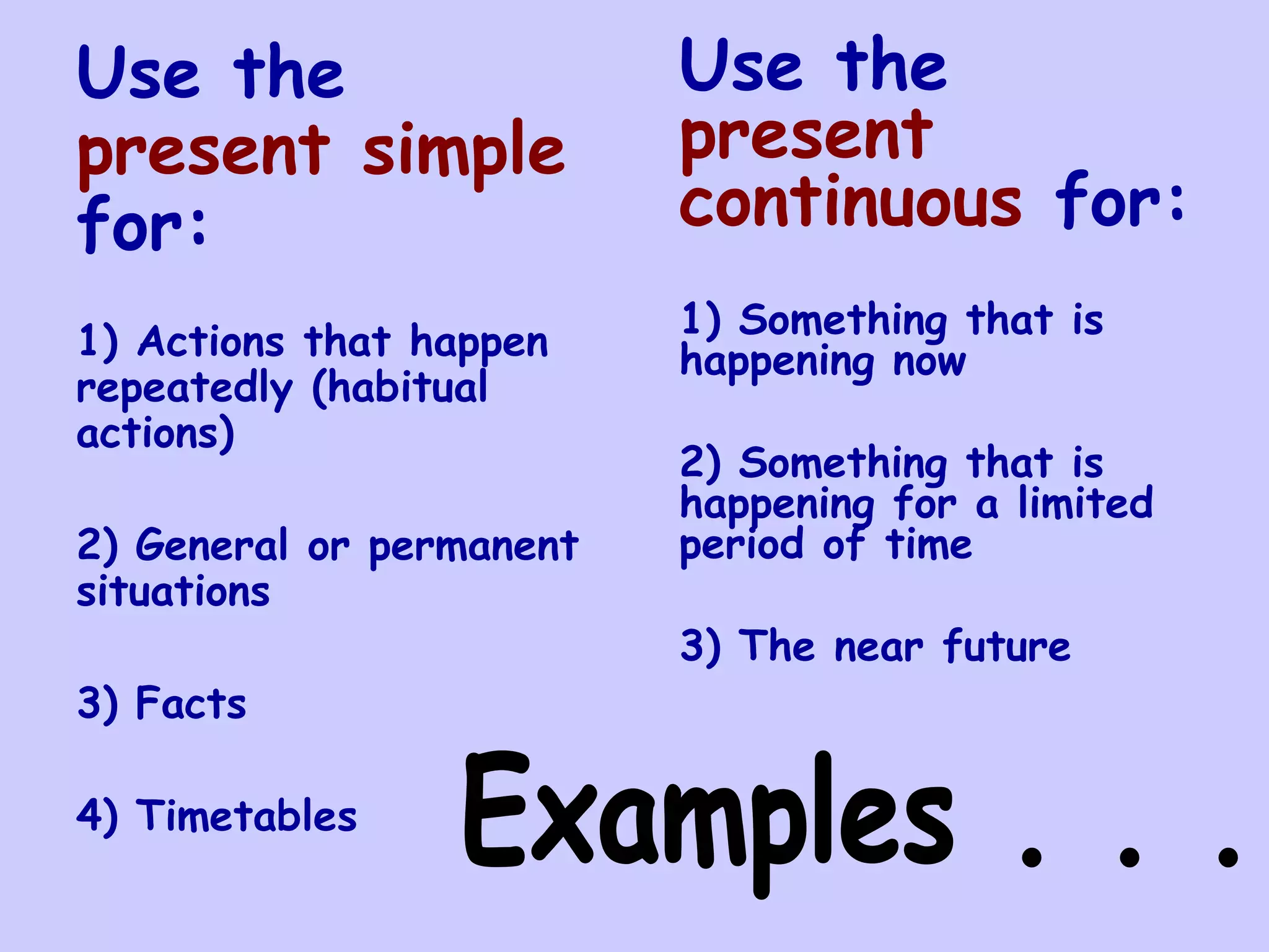 Present simple and continuous blog | PPT