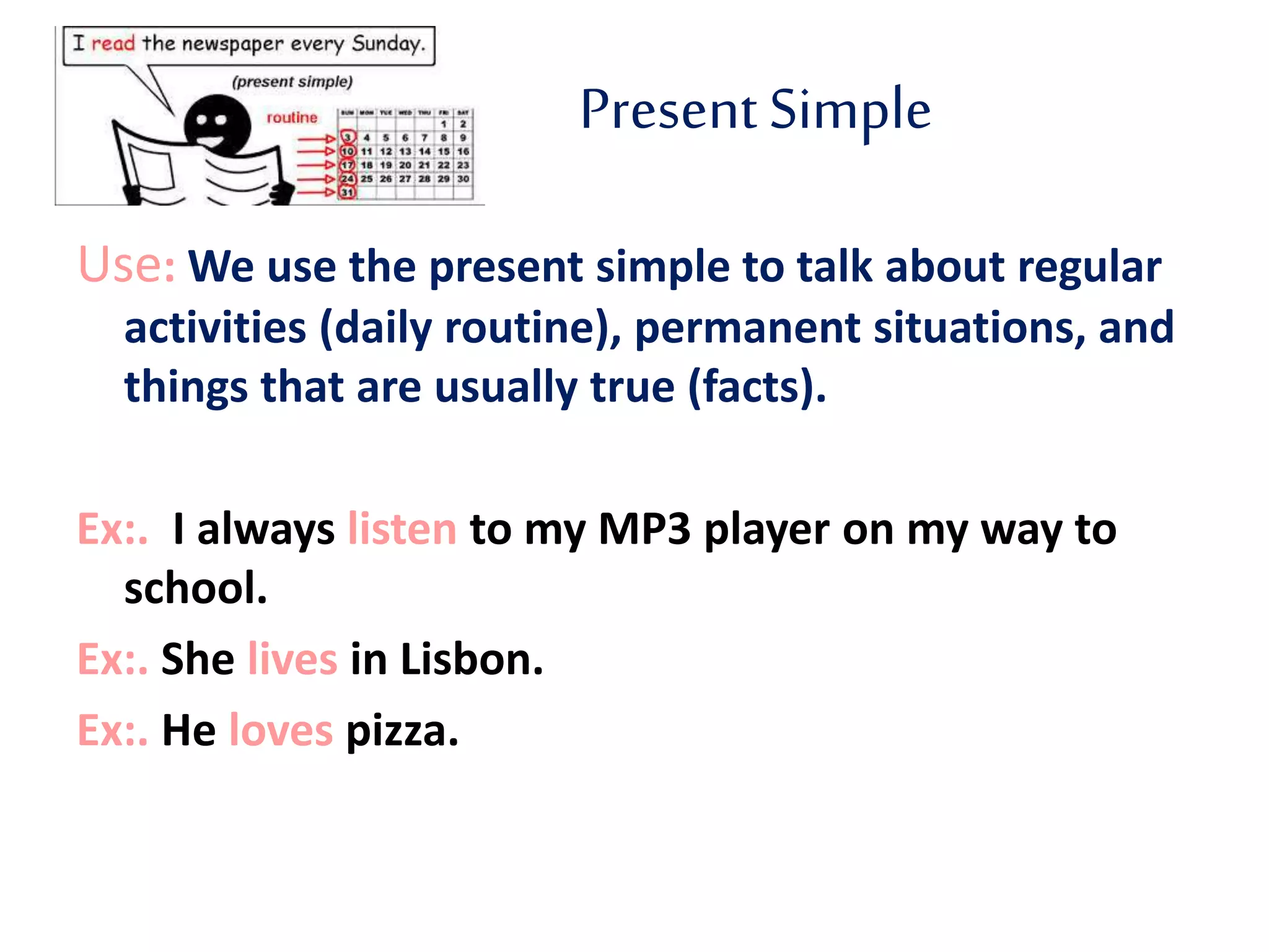 Present simple and present continuous | PPTX