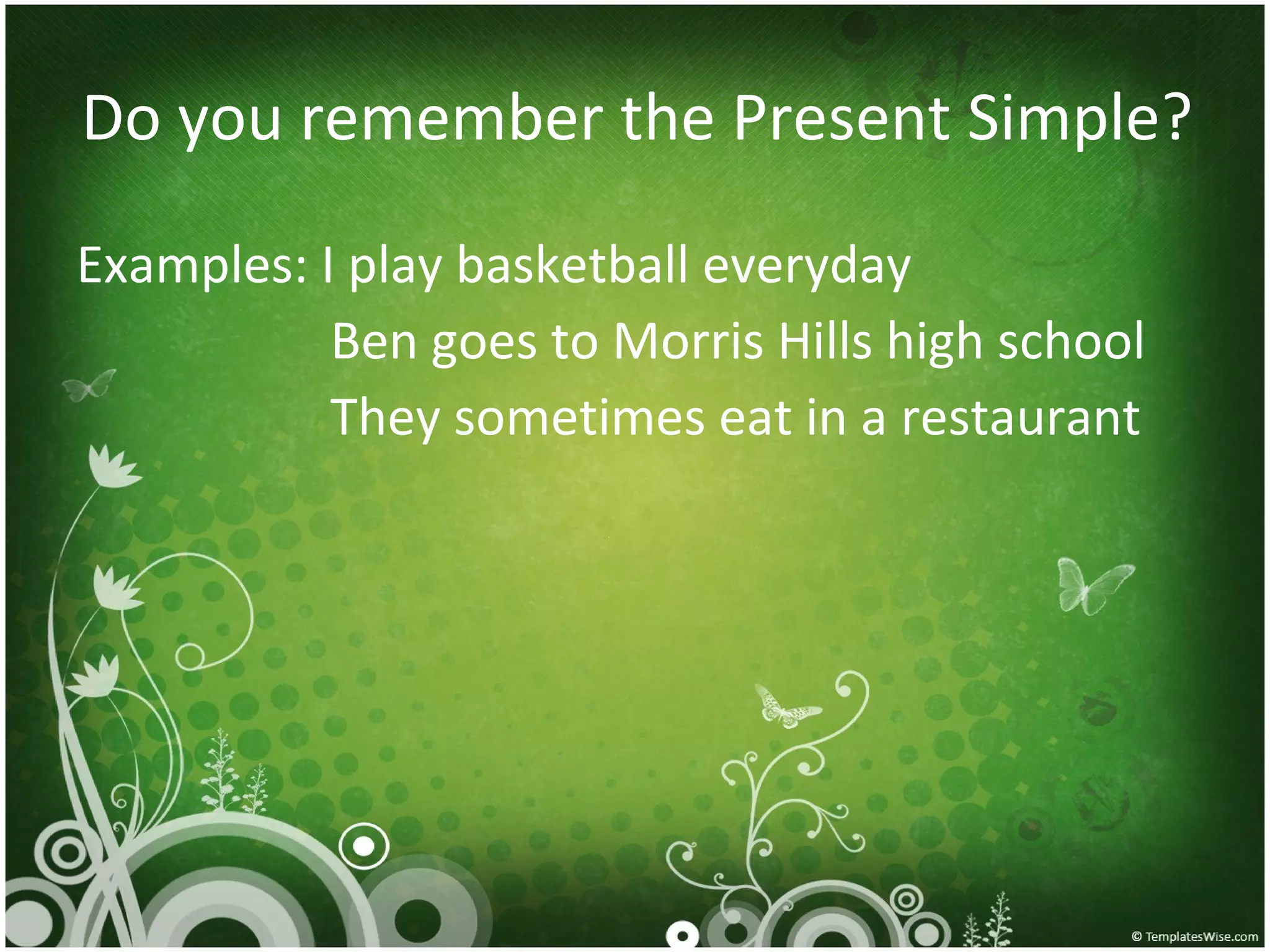Present simple and present continuous | PPT
