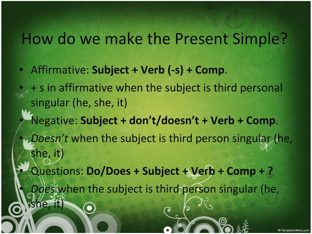 Present simple and present continuous | PPT