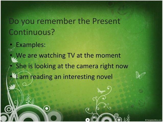 Present simple and present continuous | PPT