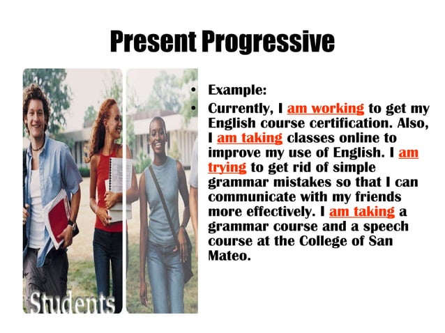 Present Simple And Present Progressive | PPT