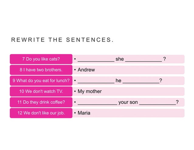 present simple basico 1.pdf | Food & Drink