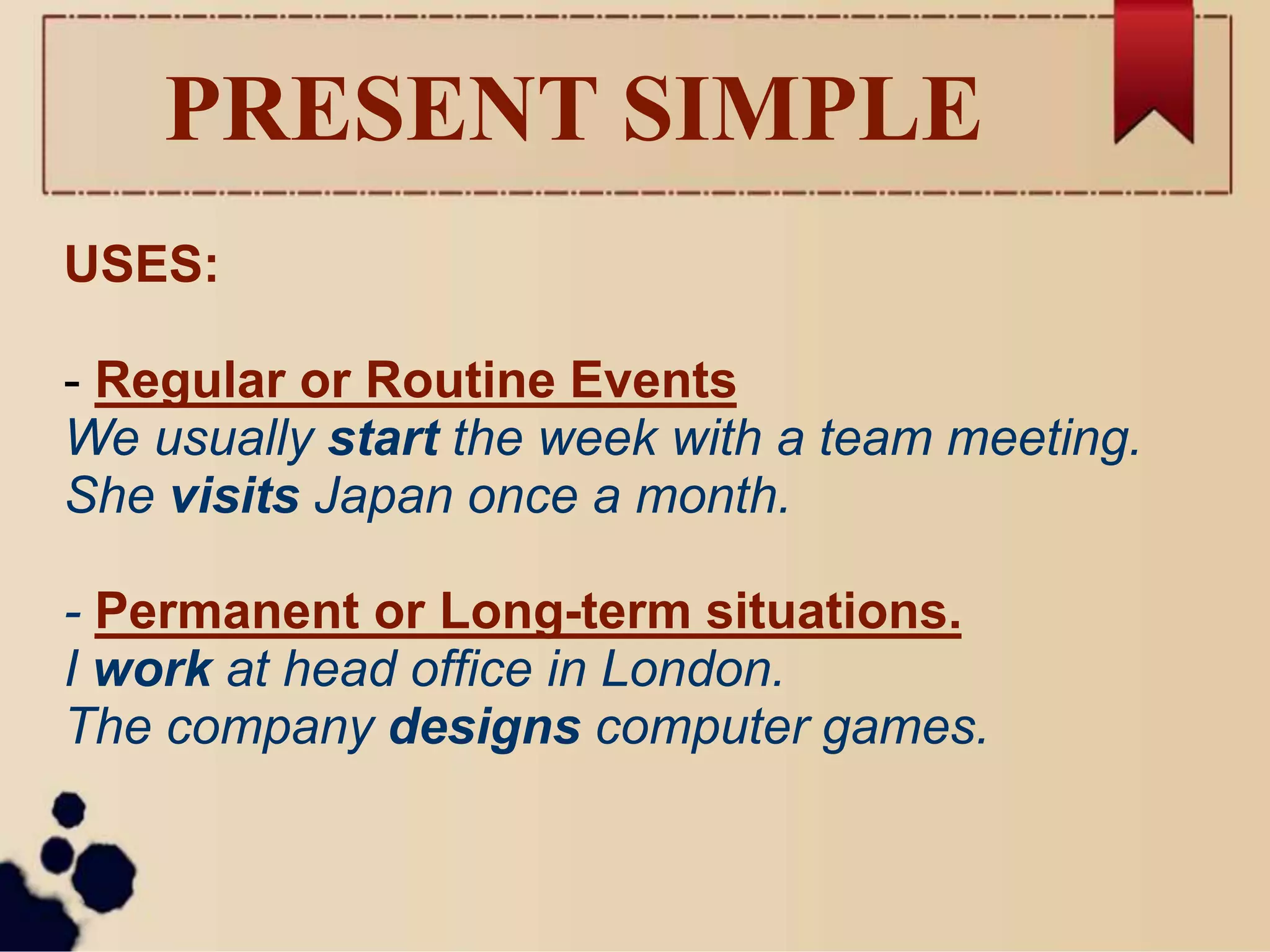 Present Simple & Continuous | PPT