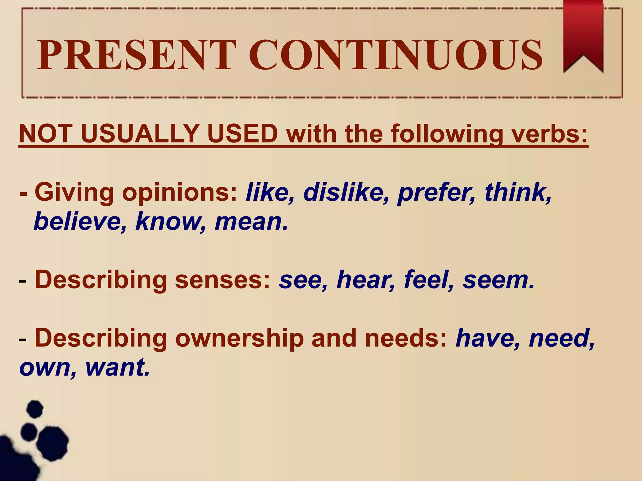 Present Simple & Continuous | PPT