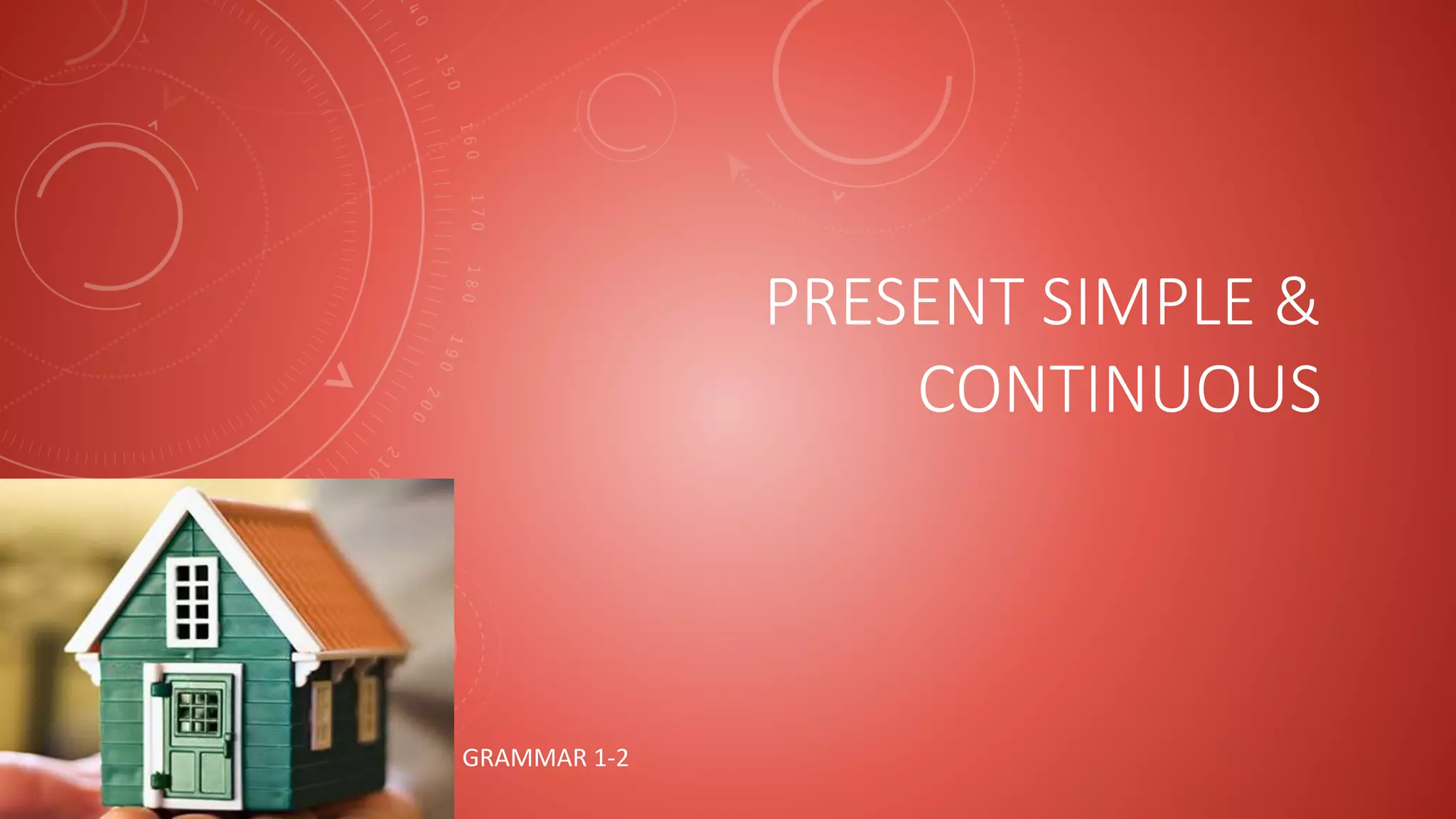 Present simple and continuous grammar 2 1 | PPTX