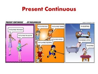 Present simple and present continuous presentation | PPT