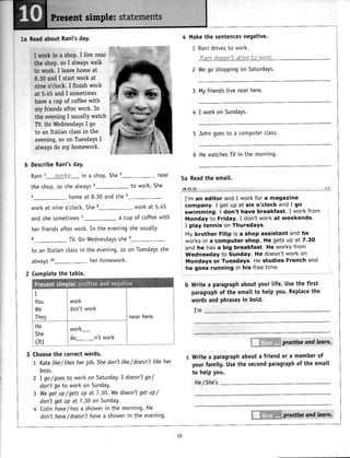 Present simple & daily routine A1-A2 | PDF | Bars & Restaurants ...