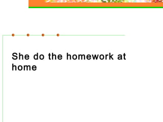 Present simple error correction | PPT
