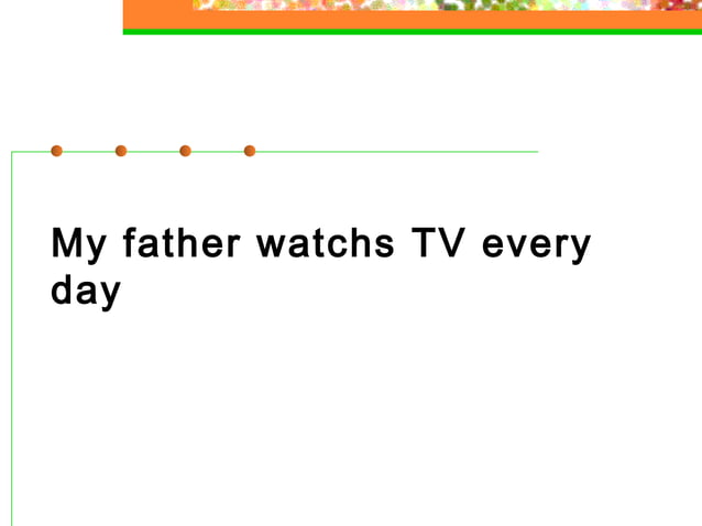 Present simple error correction | PPT
