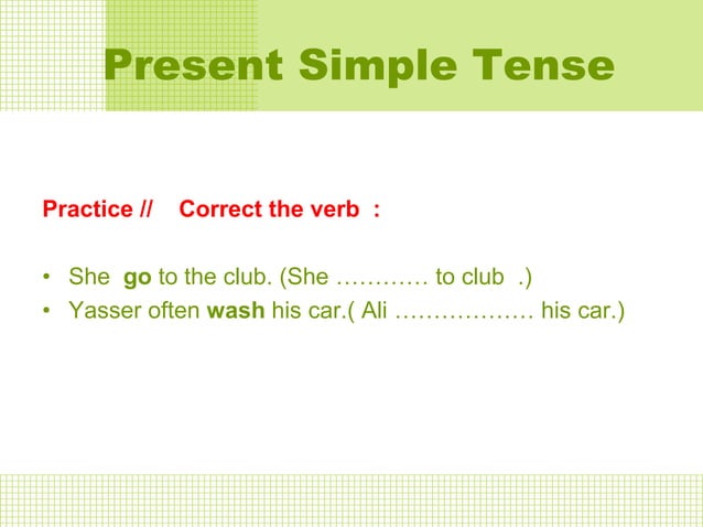 present simple for beginners and intermediate levels | PPSX