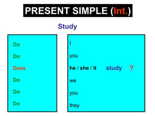Present Simple Forms | PDF