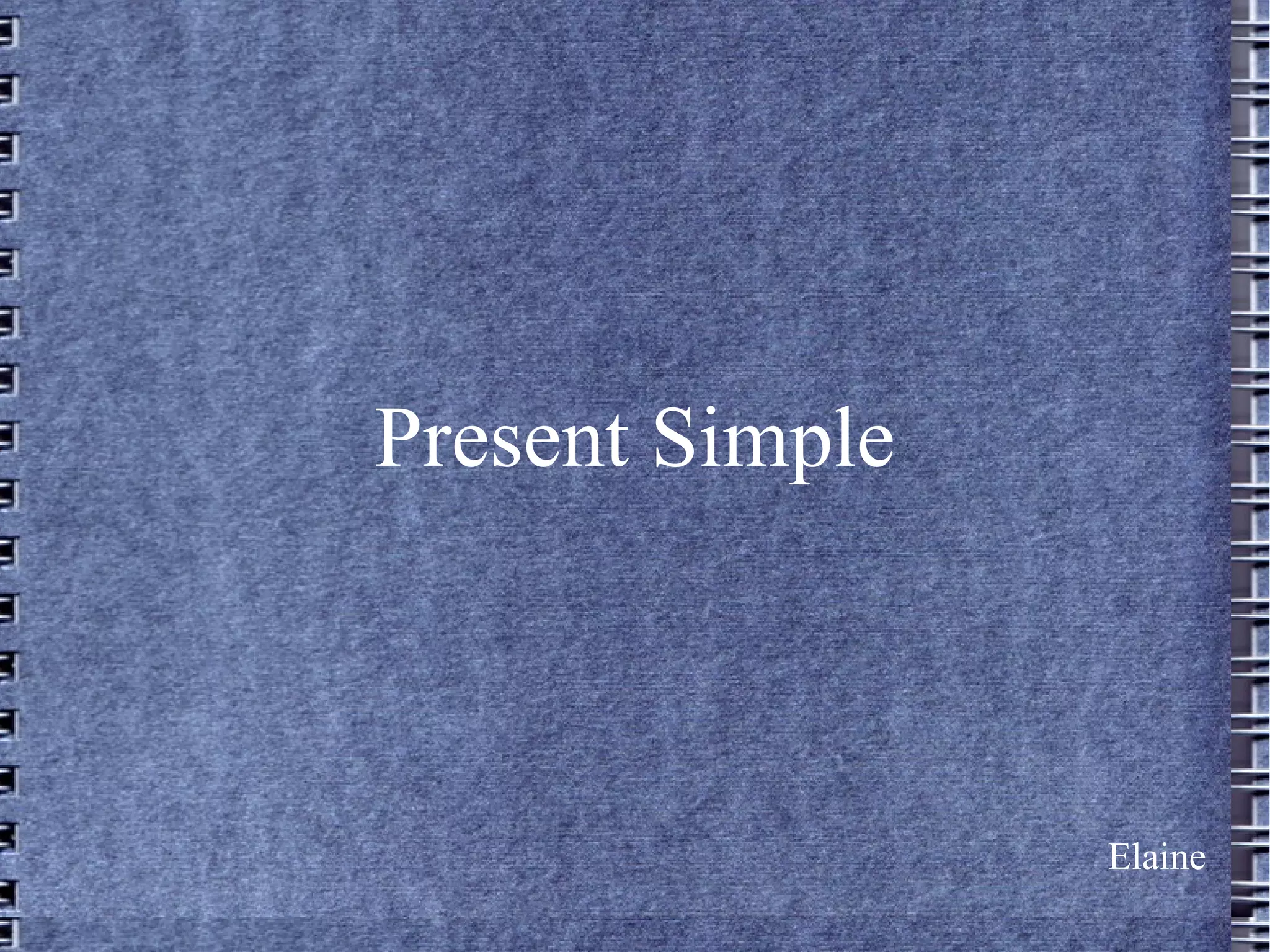 Present simple forms | ODP | Pets