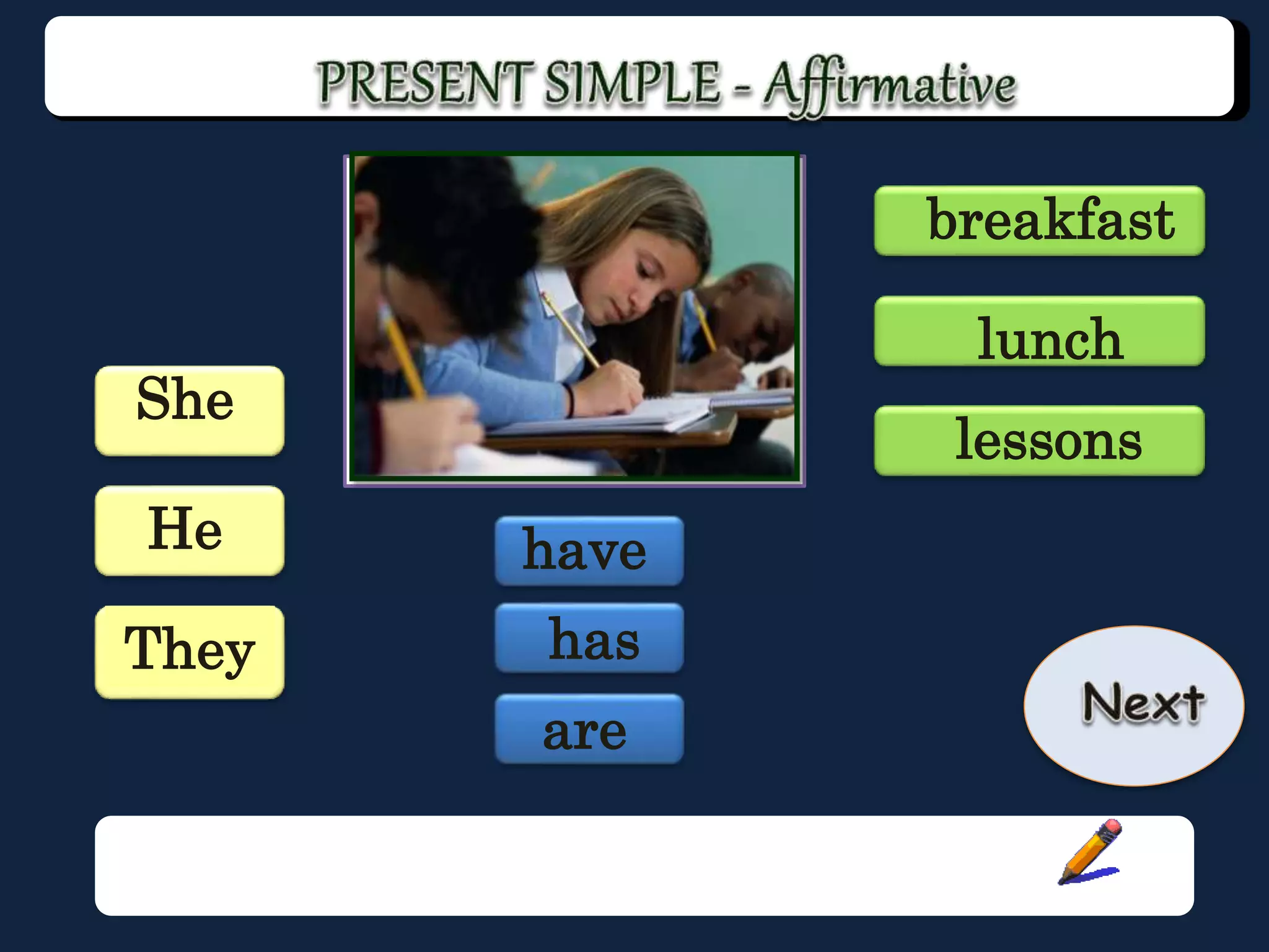 Present simple game: affirmative and negative | PPTX