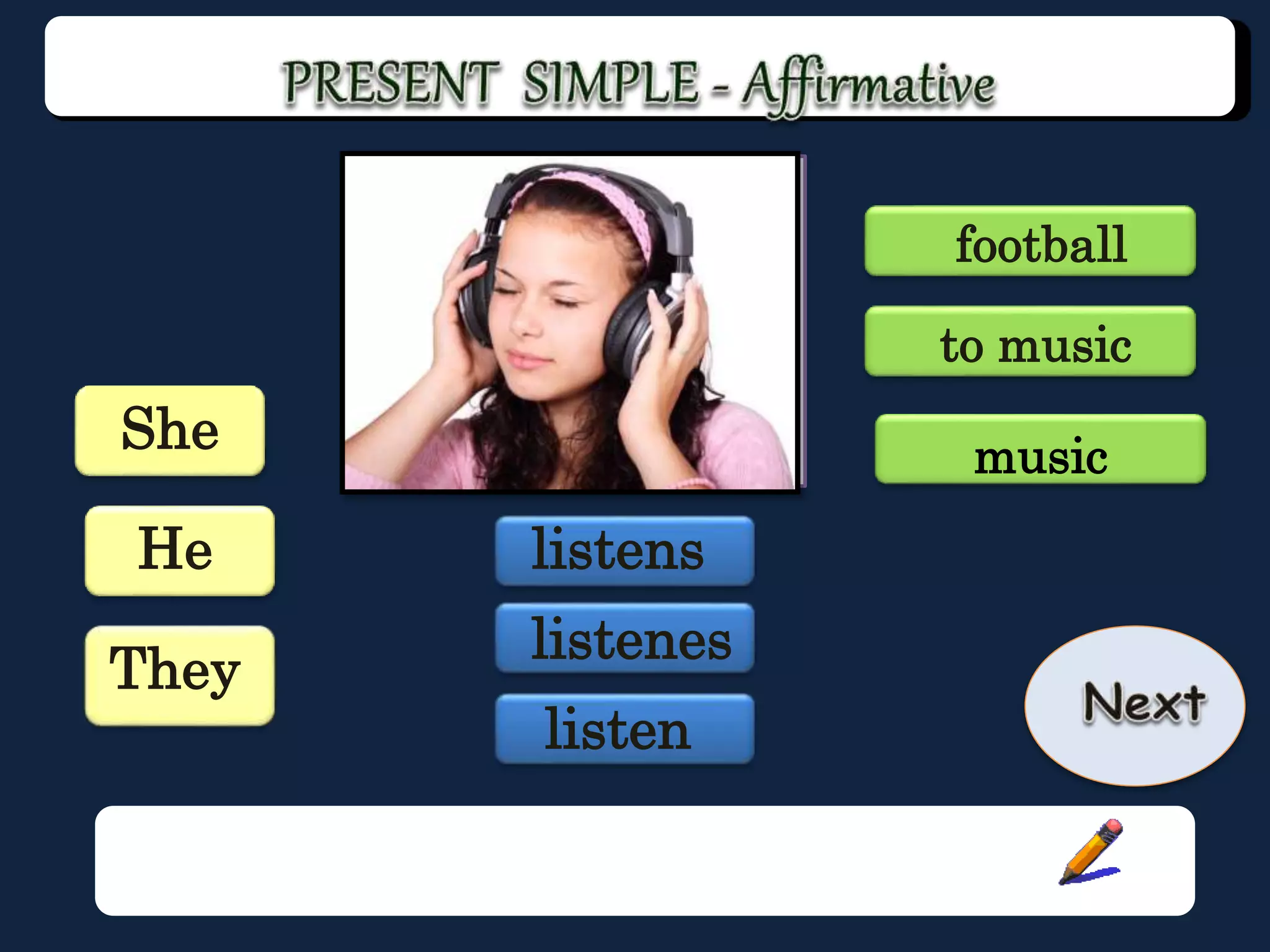 Present simple game: affirmative and negative | PPTX