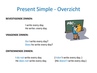 Present Simple Tense for Dutch students | PPTX