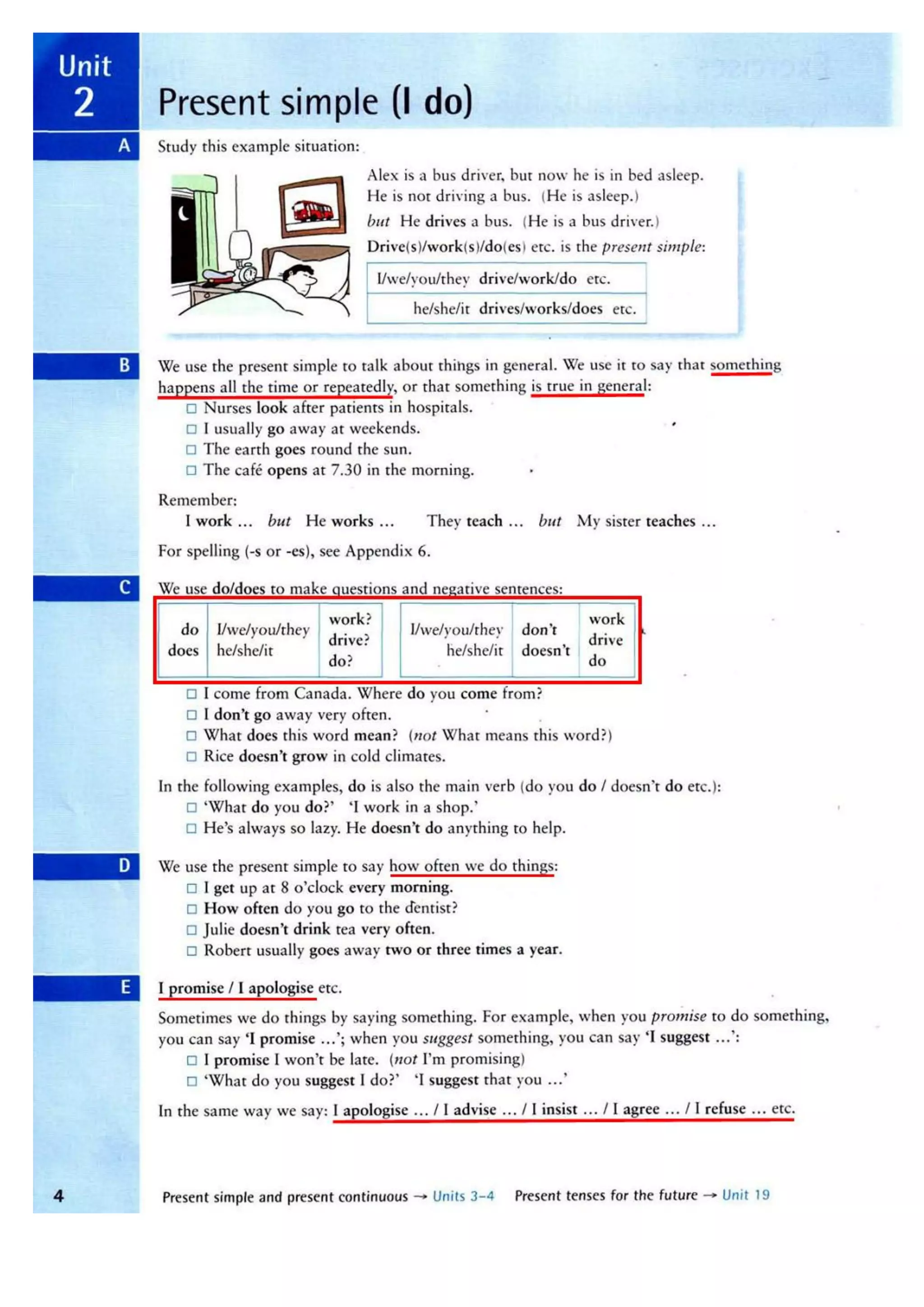 Present simple (intermidiate) | PDF