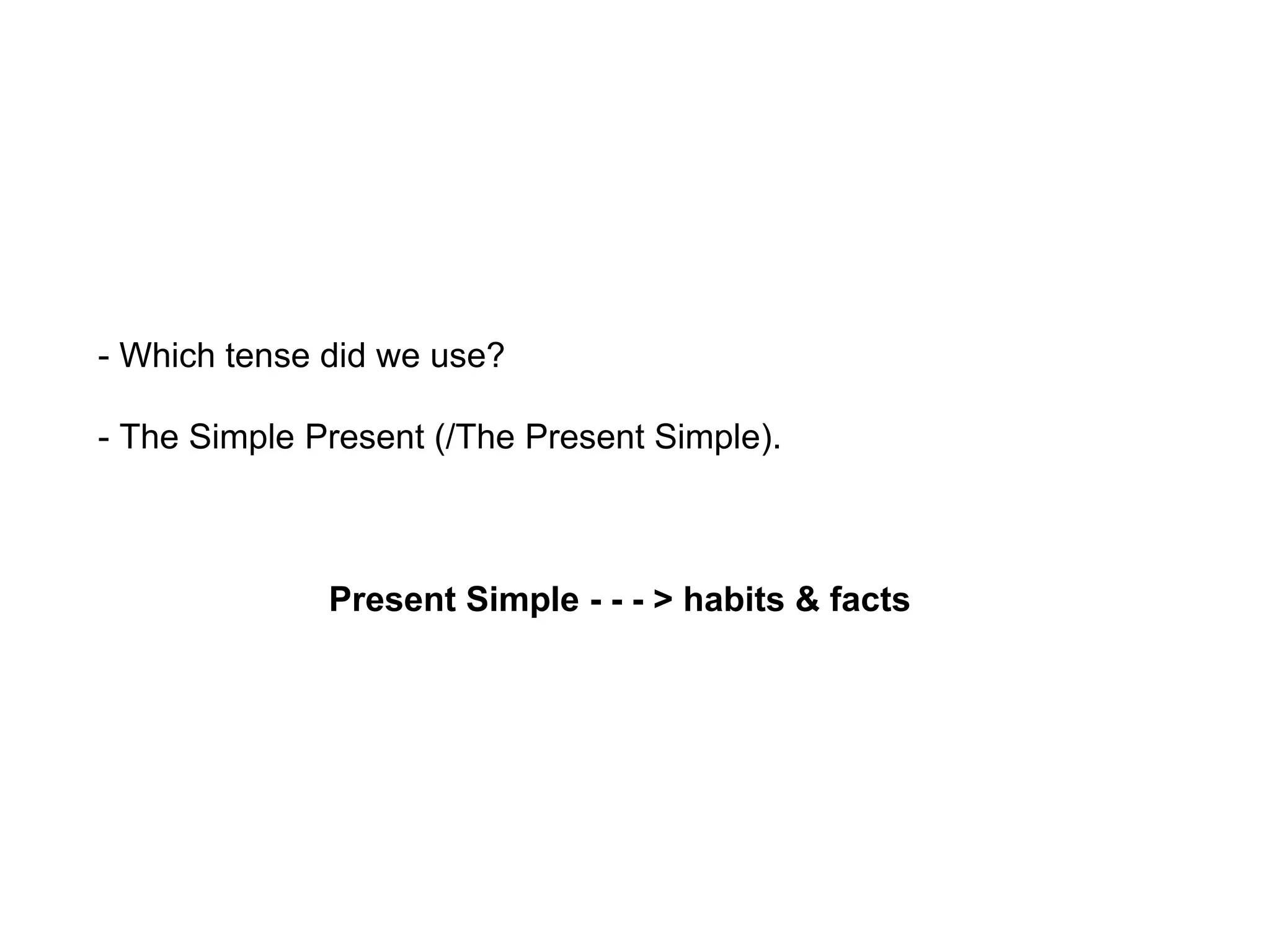 Present Simple | PPT