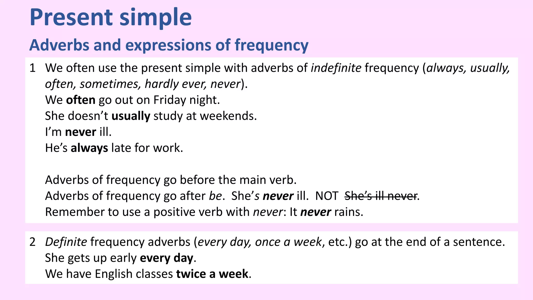 Present simple | PPTX