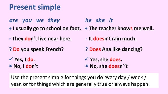 Present simple | PPT