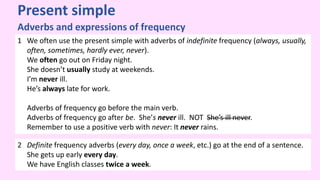 Present simple | PPTX