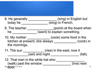 Present Simple or Continuous | PPT