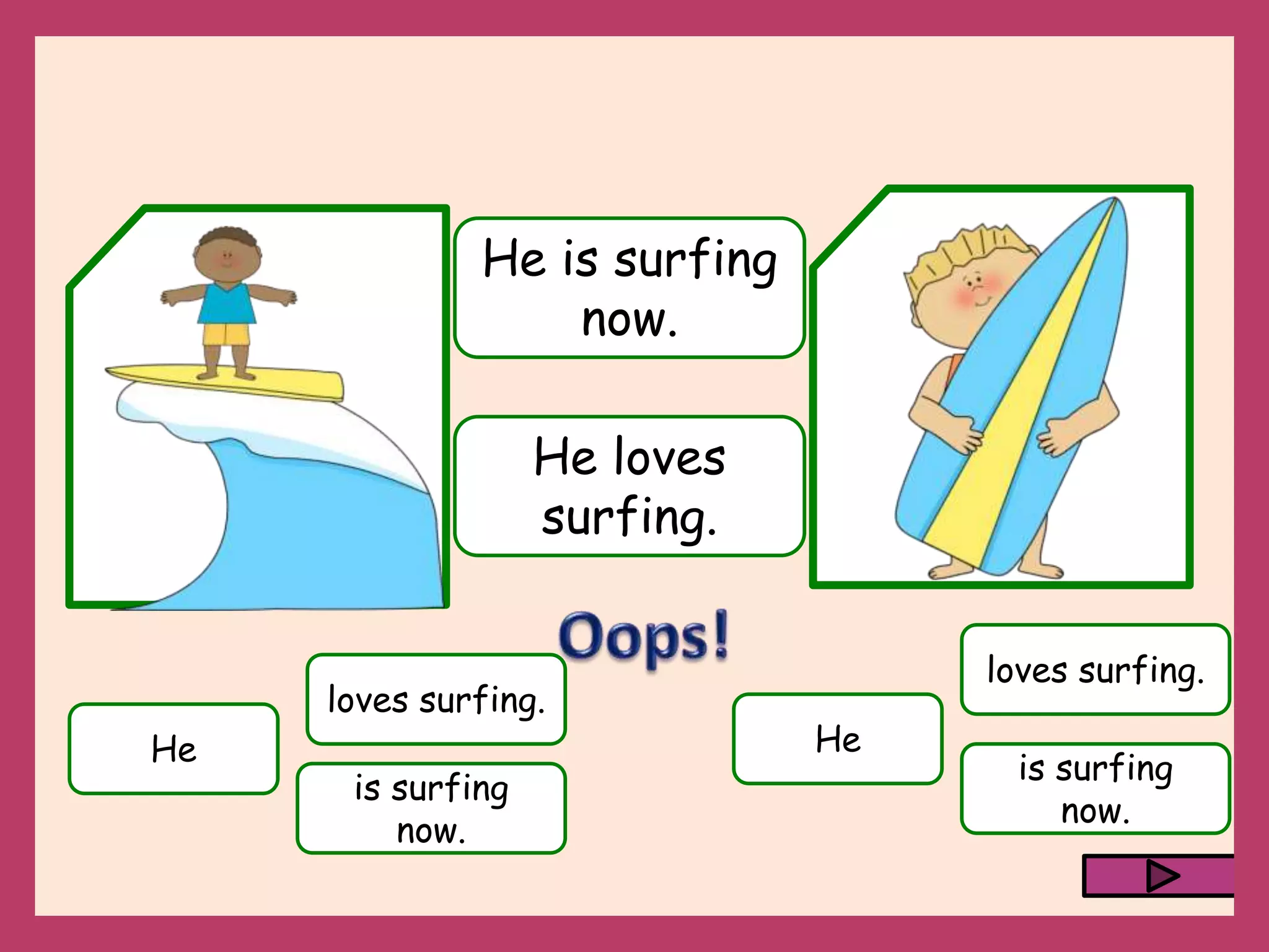 Present simple or continuous game 1 | PPT