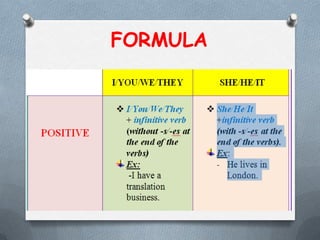 Present simple ppt | PPTX