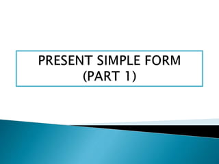 Present simple present | PPTX | National & Civic Holidays | Holidays