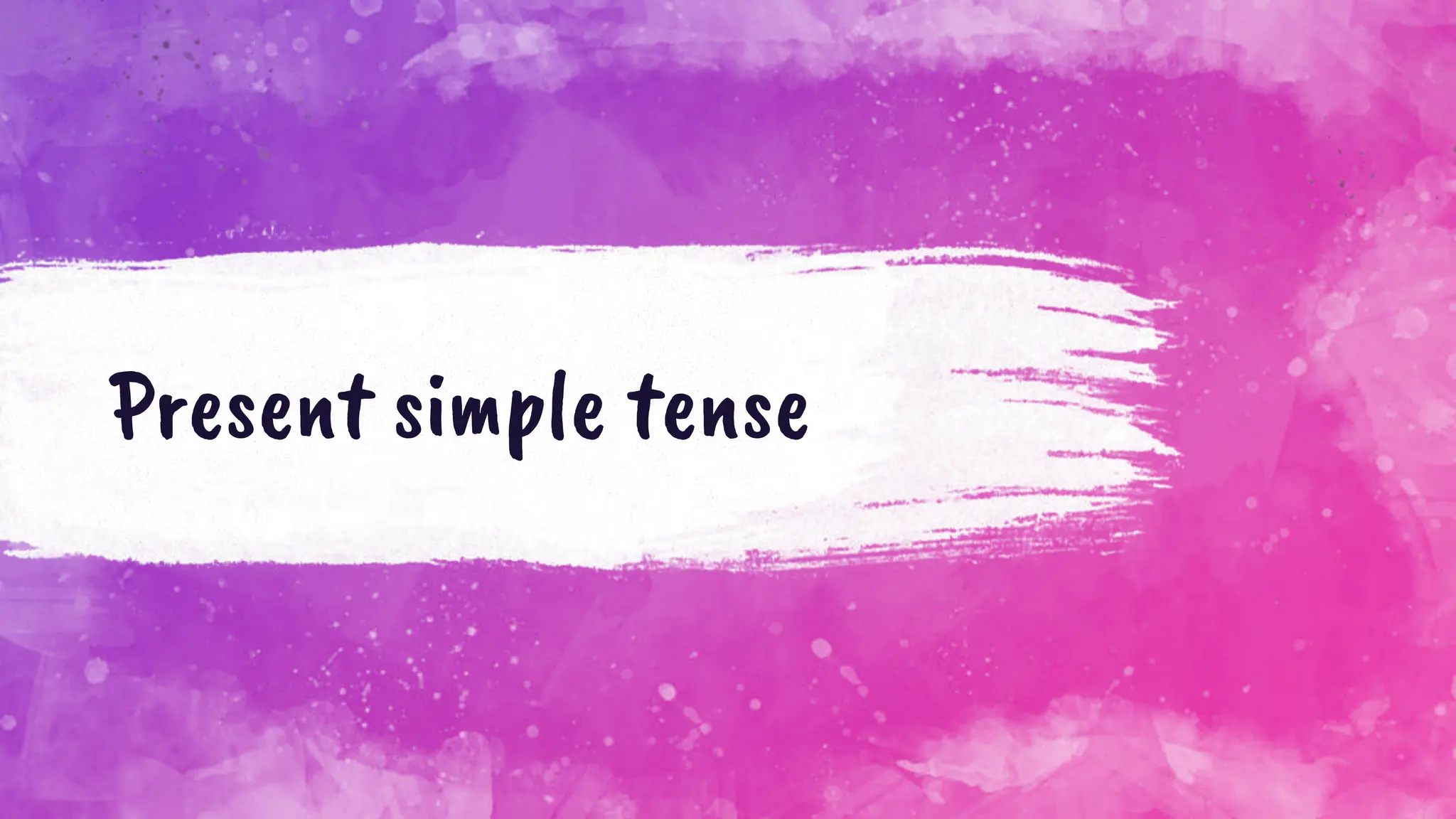 Present simple tense rules English course | PPTX