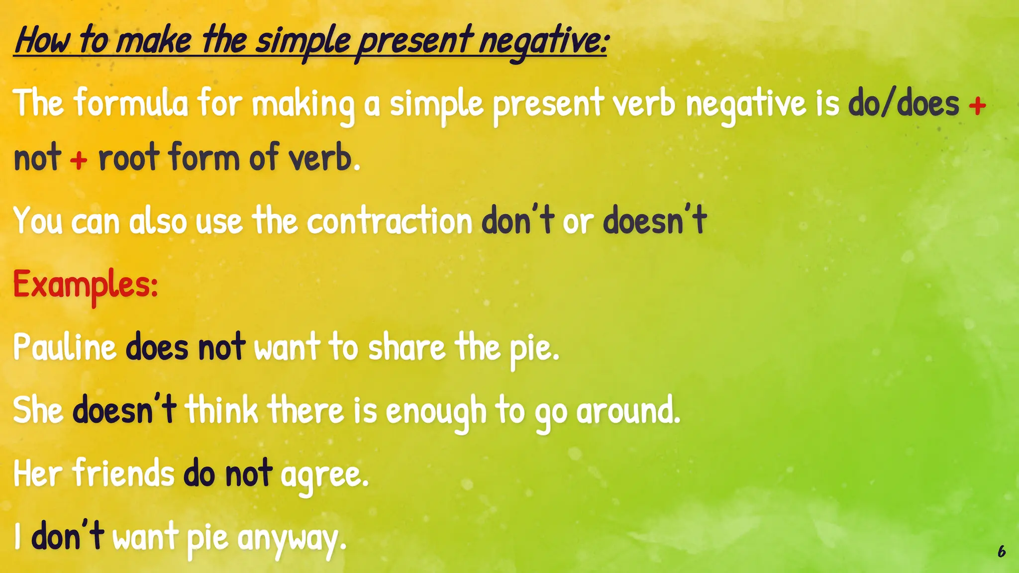 Present simple tense rules English course | PPTX