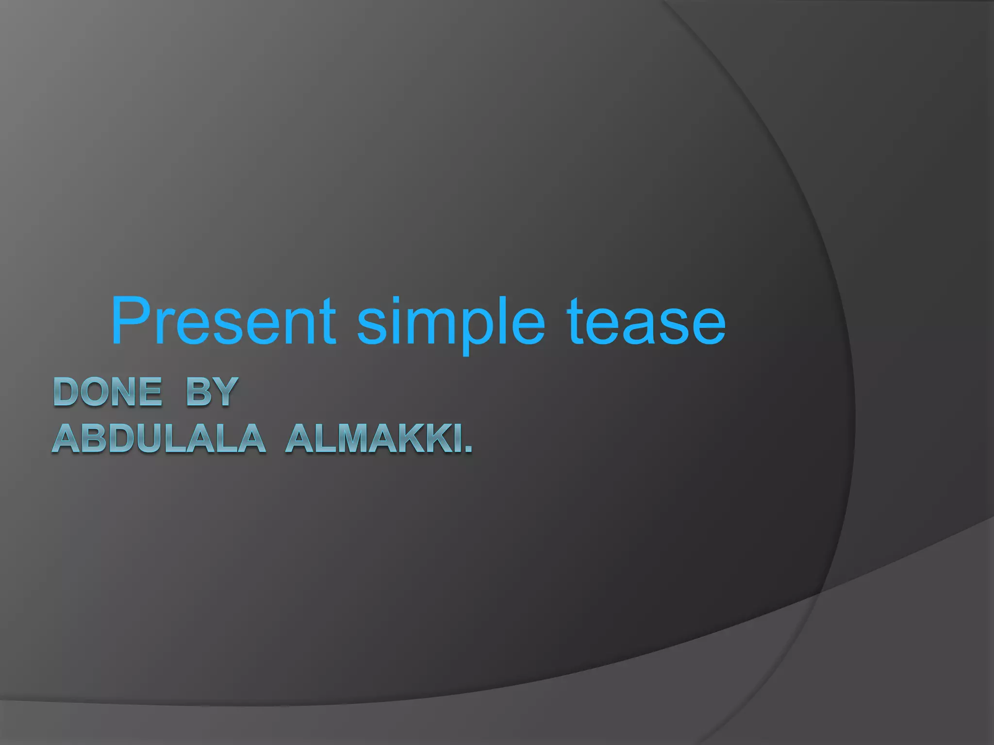Present simple technical sentences | PPT