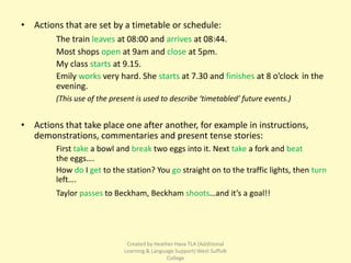 Present simple tense | PPTX