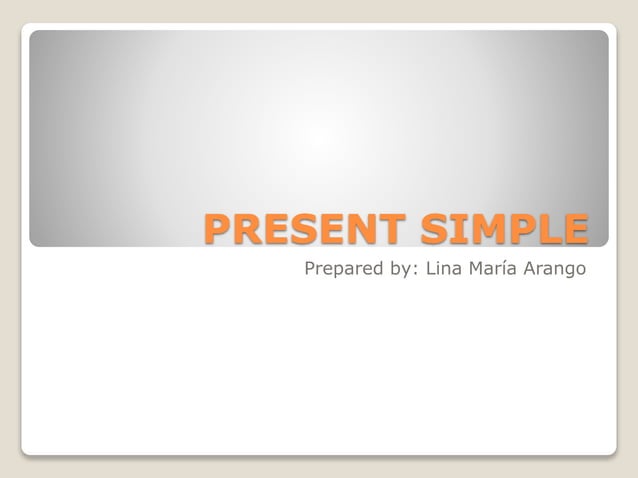 Present simple tense | PPT | Free Download