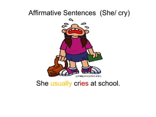 Updated - Present simple tense - lesson slides | PPT