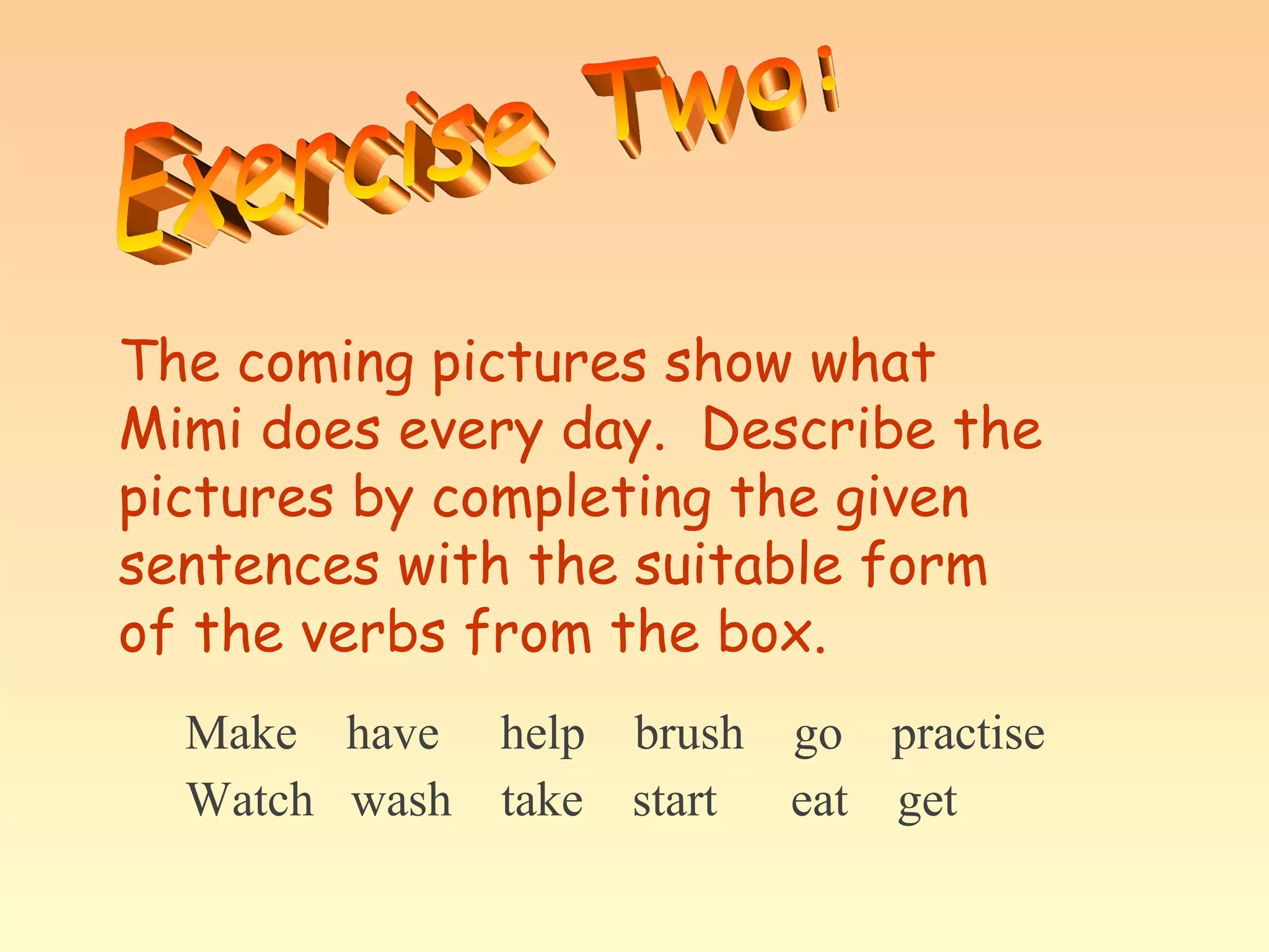 Present simple tense unit : 6+5 | PPT | Parenting Babies and Toddlers ...