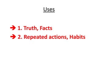 Present Simple Tense | PPT